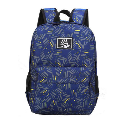 printed polyester middle school backpacks book bag school bag for boys