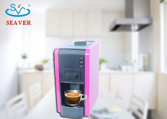 Italy Pump Multi Capsule Coffee Machine , Pink Coffee Maker OEM / ODM Acceptable