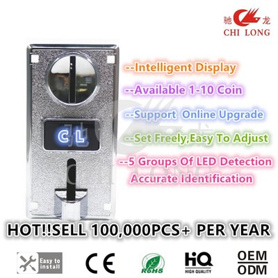 Commercial Mechanical Coin Acceptor Machine For Message Chairs Easy To Use supplier