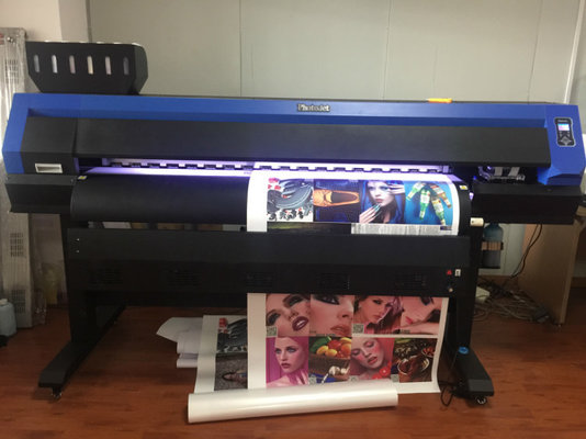 High quality 1.8m width dx5 print head auto eco solvent inkjet printer for advertising paper