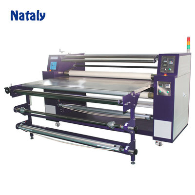 Oil drum cylinder rolling calandra 1700mm roll heat transfer sublimation machine