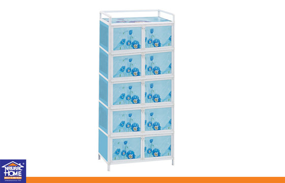 Home / Office Furniture Aluminum Storage Cabinets with 10 Doors Free Standing and Multi-function