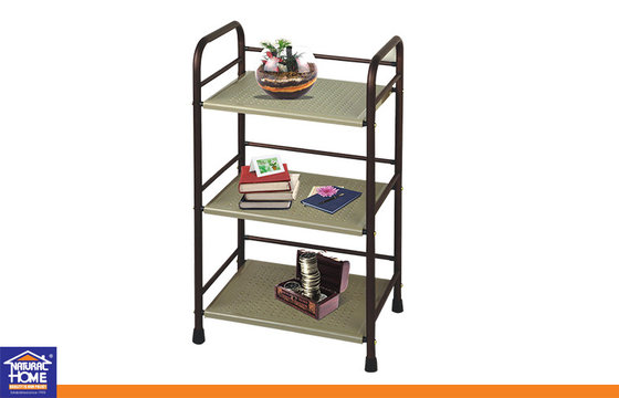 ABS Plastic Board Household Heavy Duty Storage Racks for Garage , Metal Storage Rack