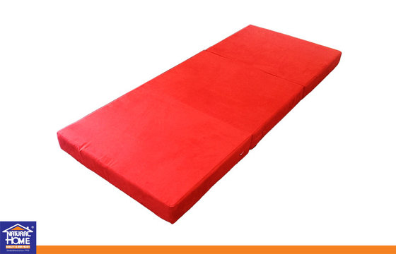 Simple Fabric Portable Folding Bed Rollaway Study Furniture Foldable Beds with Flocking Cloth