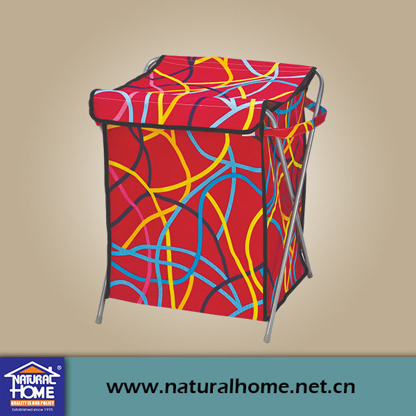 Multi Color Foldable Oxford Fabric Decorative Storage Boxes / Non Woven Laundry Bag
