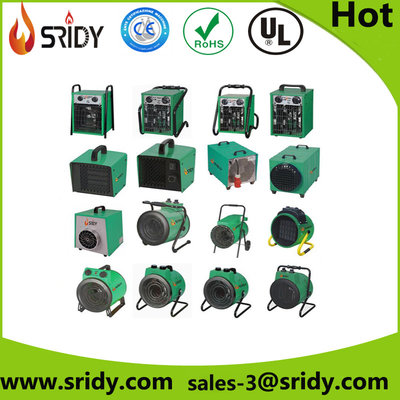3KW Round Tilting Fan Heater 2580 Kcal 10200BTU For Greenhouse
