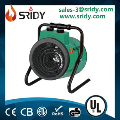 3KW Round Tilting Fan Heater 2580 Kcal 10200BTU For Greenhouse