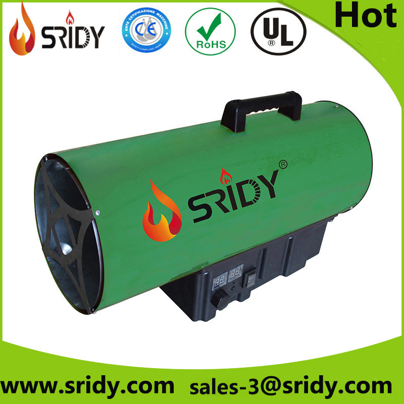 30KW Gas Heater Industrial Workshop Space Fire Heater Propane/LPG Electric
