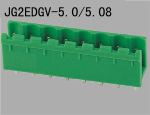 Pluggable terminal block, housing PA66, UL94V-0, contact phosphor bronze JG2EDGV-5.0 5.08