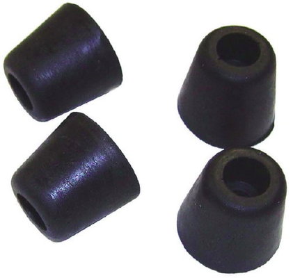 Customized NBR, EPDM, CR, NR Black Rubber Dust Cover / Rubber Bellows Dust Cover For Motors And Engines