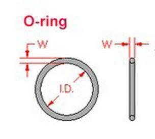Black Rubber NBR O-Ring AS568 O Ring For Assemble Parts / Repair Parts With Resistant Solvents