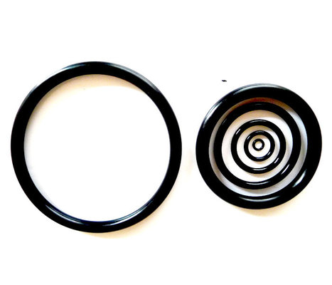 Black Viton O-Ring, AS568 Standard And Non-Standard Sizes, Silicone O-Rings For Assemble Parts / Repair Parts