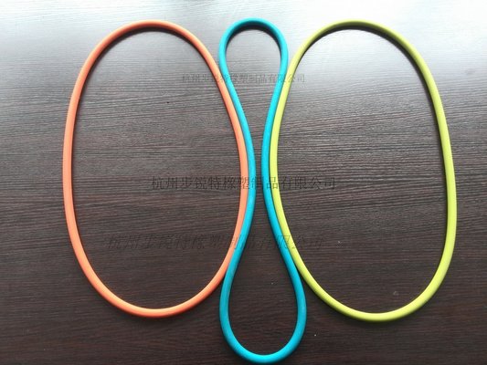 Heat Resistant IIR VITON FKM Colored Rubber O Rings High Tensity