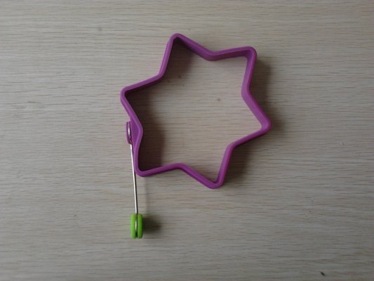 Non-toxic Heart Resist Purple Star Silicone Egg Rings For Bakeware Set