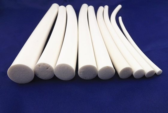 Black / White Tube Auto Rubber Parts Rubber Foam Extrusion Parts for Car / Truck or Bus