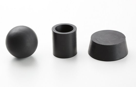 High Precision EPDM Or SBR Molded Rubber Cups For Automotive / Car Wear Resistant
