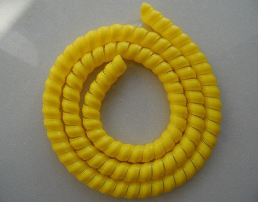 industrial customized Black / Yellow PP Spiral hose protective sleeve 6-110mm ID