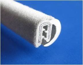 Non-toxic Sunroof trim lace Extruded Plastic Parts Co-extruded plastic seal