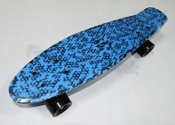 60mm PU Wheels Plastic Fish Long Skateboards Diamond PP Deck Penny Skate Board