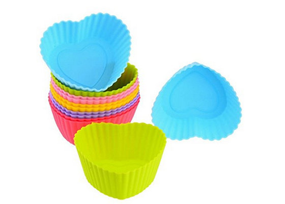 Heat resistant colorful  Silicone Cake Molds  / silicone bakeware molds Family use