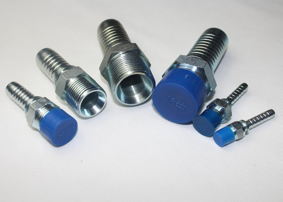 1 / 4" NPT Fittings For High Pressure Hydraulic Rubber Hoses 15611