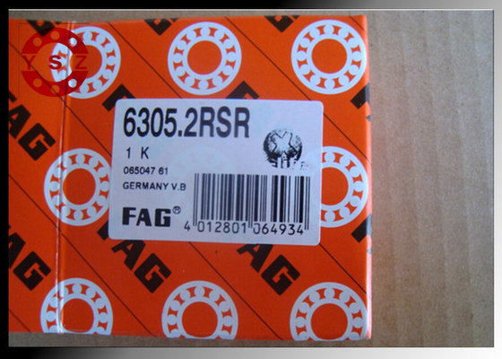 50 × 110 × 27mm Deep Groove Ball Bearings 6305 Rubber Seals Bearing Catalogue