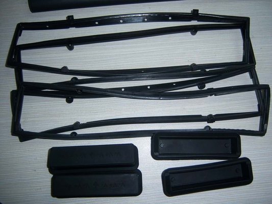 Single Cavity shore A Silicone Rubber Gasket Mold / EPDM Bushing Rubber Mold 