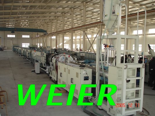 Single Screw Plastic Extrusion Equipment For Plastic Pipe SJ-45 / SJ- 65