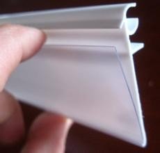 personalized Clear Plastic Shapes , Shop Shelf  Rigid PVC Price Data Strip