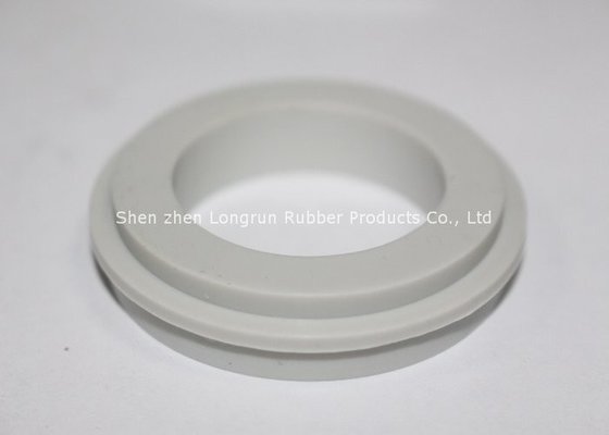 Grey Home Appliance Molding Silicone Parts Back Up Ring 50 Shore A