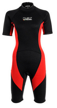 Waterproof Mens Shorty Wetsuit Neoprene Swimsuit Gasoline Resistance