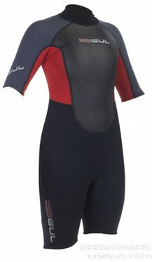 Thin Neoprene Dry Suits With Local Zipper , Wear Resistant Rubber