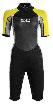 SCR Polyester Neoprene Womens Shorty Wetsuit 3Mm Thicknes Durable