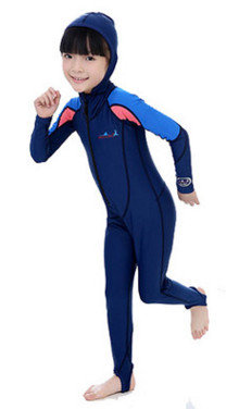 Child Chloroprene Rubber Neoprene Full Body Suit With Hood Environment