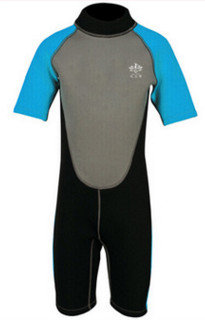 SCR Neoprene Surf Jacket Short Sleeve Full Wetsuit With Fine Skin