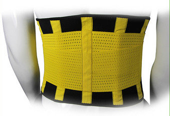Double Pullers Neoprene Sports Support Elastic Back Waist Support Belt