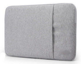 Grey 14 Inch Neoprene Laptop Sleeve Custom With Personalised