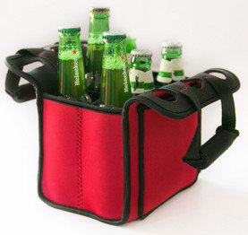 Customized Neoprene Beer Bottle Cooler Bag / Beer Stubby Holders