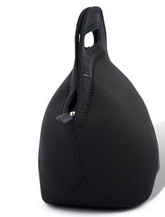 Neoprene Large Insulated Lunch Bag UV Protection With Smooth Skin
