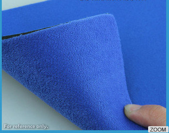 3MM - 7MM SBR Rubber Chemical Resistance With Shiny Terry Nylon Fabric