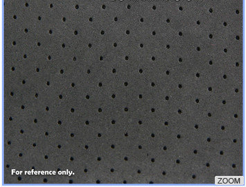 Perforated SCR Sponge Rubber Sheet Laminated with Single Fabric