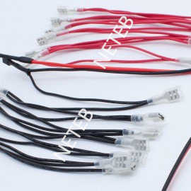 LED lamp Wire with 6.4mm quick connector and spade type connector for LED light illuminate