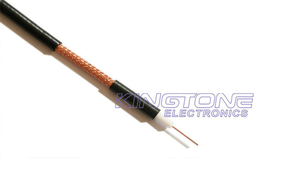 20 d'A.W.G. le câble coaxial de liaison de télévision en circuit fermé AVANT JÉSUS CHRIST RG59/U, 3.66mm a écumé PVC évalué par cm de PE pour l'appareil-photo