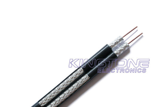 Le double RG6 CATV CMP du câble coaxial de liaison 18AWG CCS de l'assemblée plénière a évalué le PVC pour la vidéo de Digital