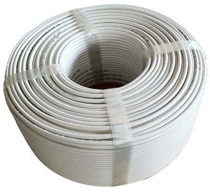 Câble coaxial de liaison solide de l'en cuivre Rg6 CATV pour le réseau/ordinateur, haute tension