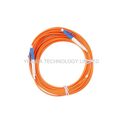 Correction optique MM62.5 de fibre de Mulitmode de fibre/PVC 2.4mm, câbles de 125um OM1 de pullover de fibre