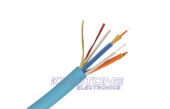 Câble optique d'intérieur de réseau de fibre de PVC de 12 noyaux