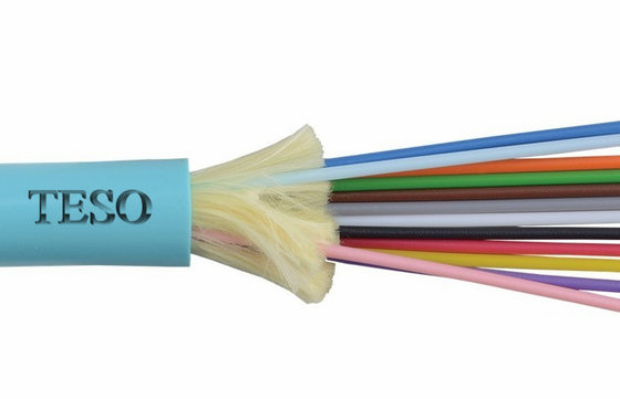 24 câbles optiques de réseau de fibre de noyau imperméables pour la communication