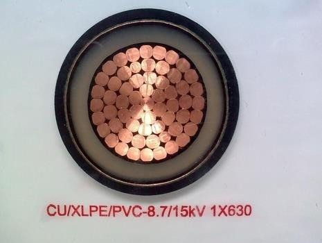XLPE a isolé le cable électrique résistant au feu et ignifuge 3.6KV/6KV