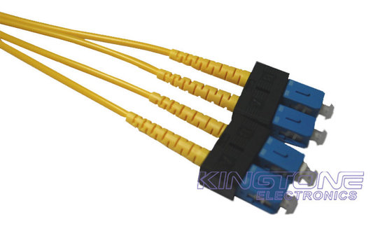 Sc au PC de Sc optique de corde de correction de fibre de duplex de Sc pour le coffret d'extrémité